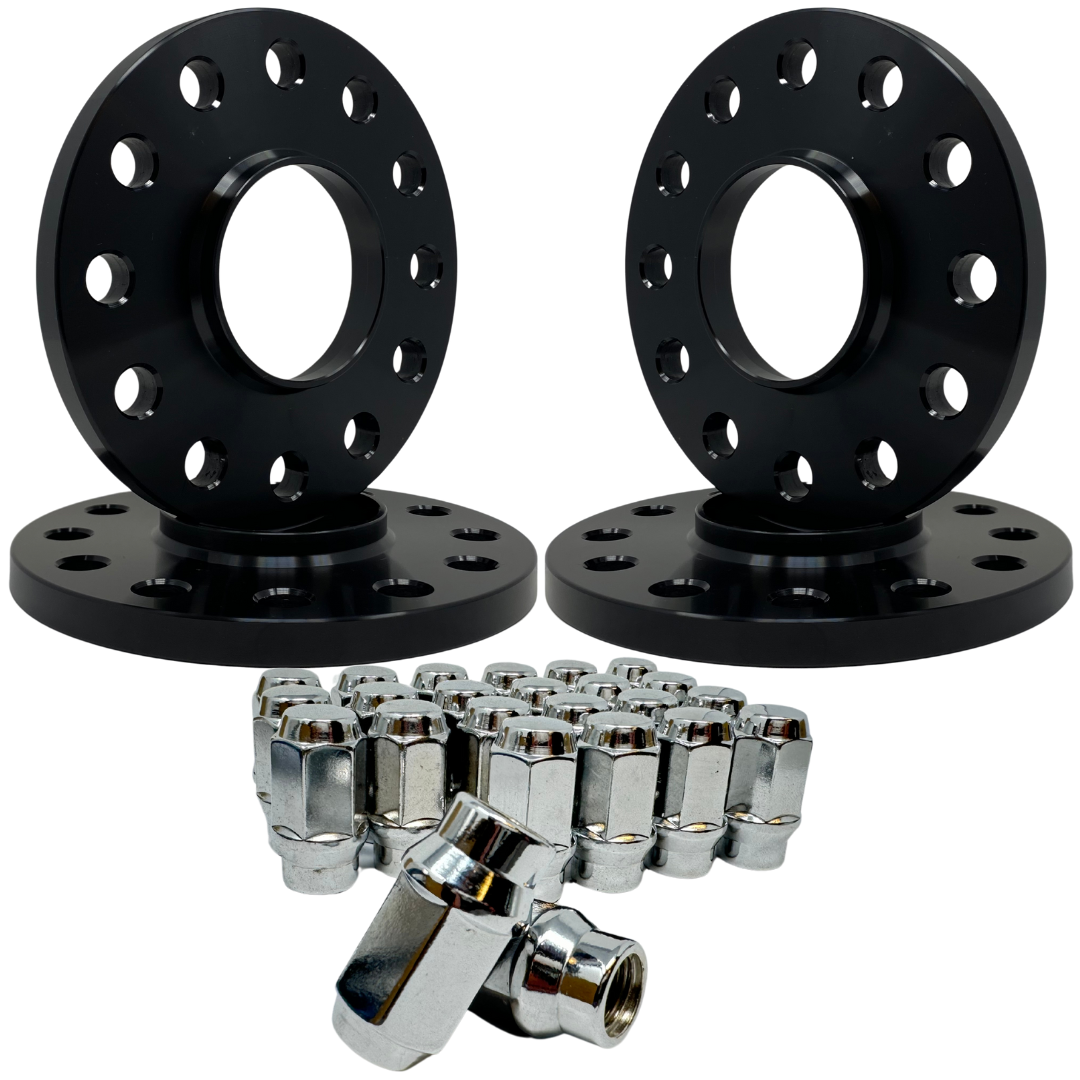 6x5.5 1/2" Chevy GMC Wheel Spacers Hub Centric +ET Lug Nuts 13mm ...