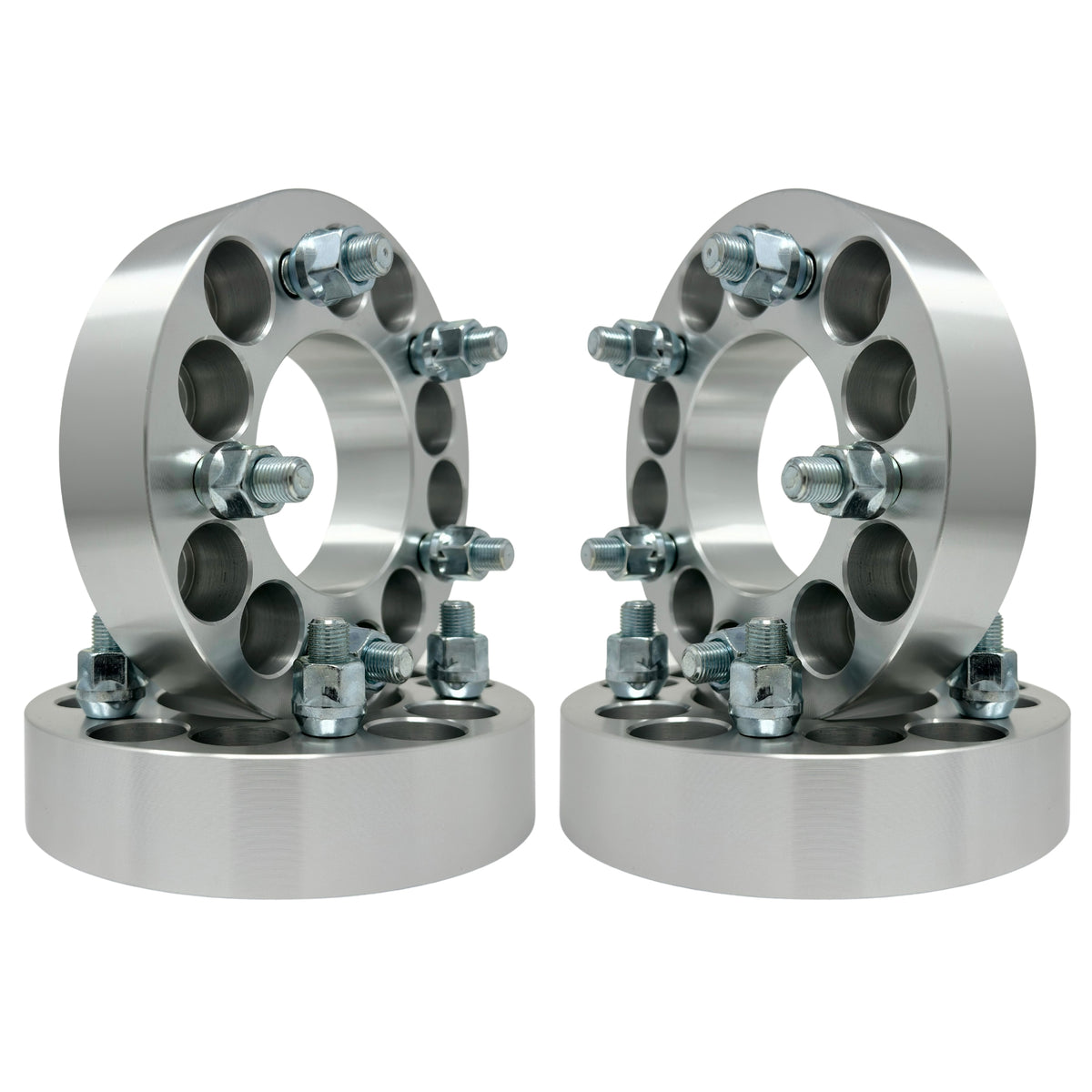 5x5 or 5x5.5 to 5x5 Wheel Adapters Universal Kit 1.5" Inch 38mm 1/2-20 ...