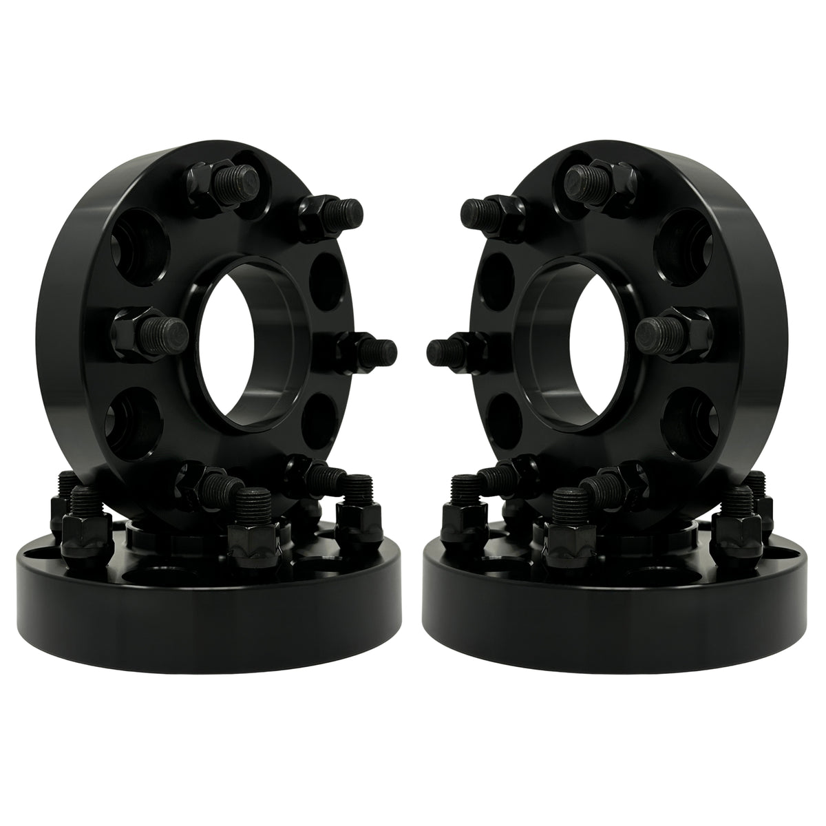 1" Ford 6x135 To 6x5.5 Chevy Hub Centric Wheel Adapters F-150 Raptor ...
