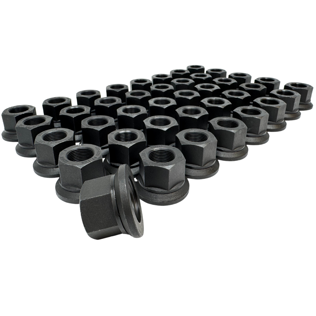 Heavy Duty Lug Nuts For Semi Truck Big Rig Fit Steel & Aluminum Wheels ...