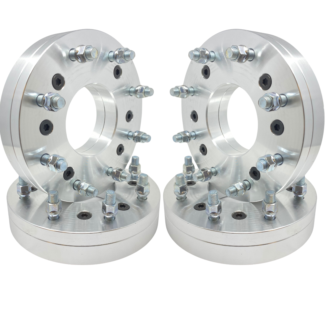 Chevy 6x5.5 To 8x6.5 Wheel Adapters 2" Inch 6 To 8 Lug Billet Adapters ...